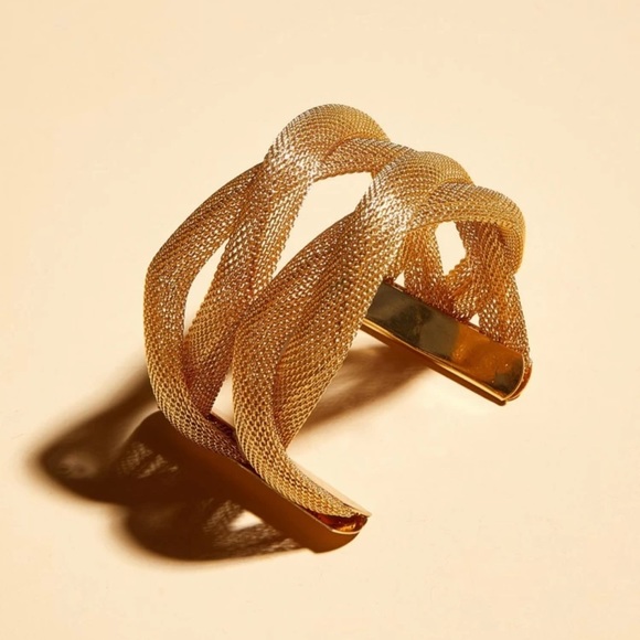 Jewelry | Multi Layered Metal Mesh Cuff Bracelet | Poshmark